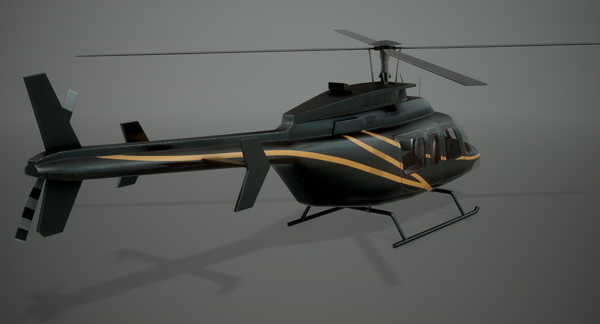 3D Realistic Bell 407 Rigged Model - TurboSquid 1365031