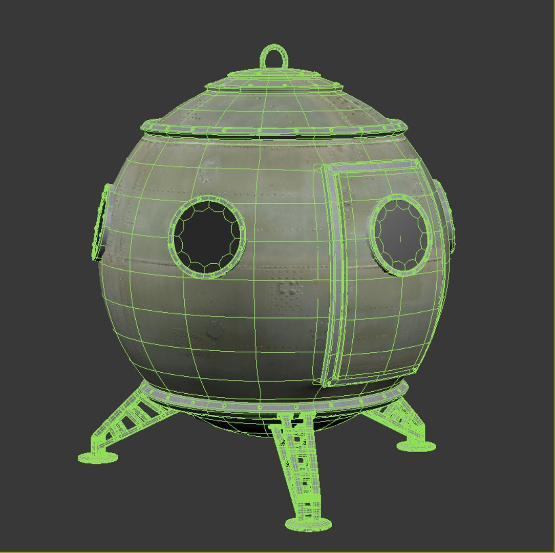 Escape Capsule 3d Model