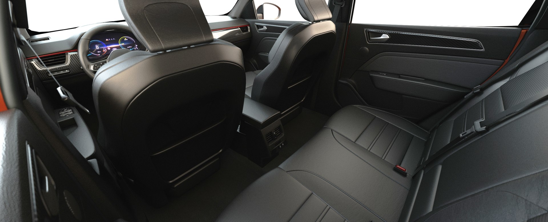 Renault Arkana 2022 Opening doors and trunk 3D - TurboSquid 1783292