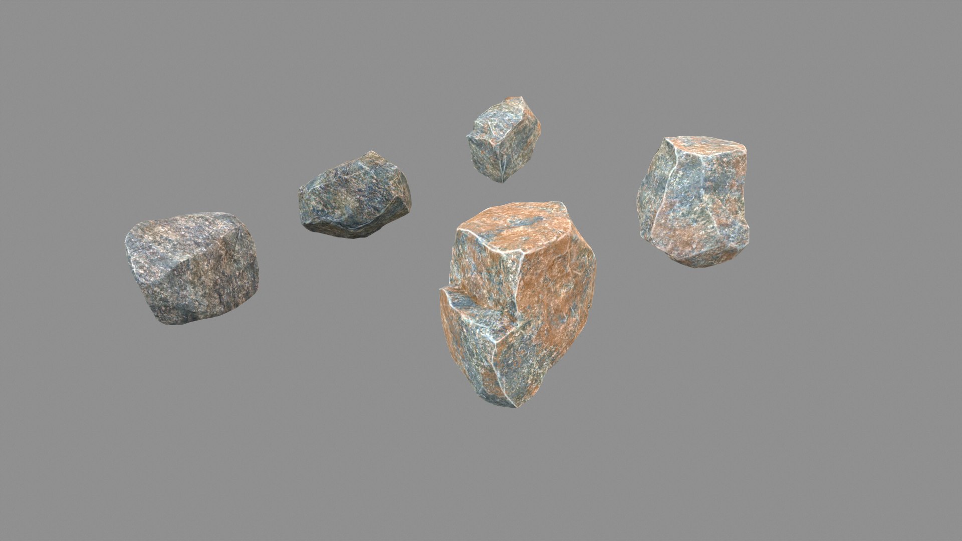3D Granite Rock Model - TurboSquid 1751022