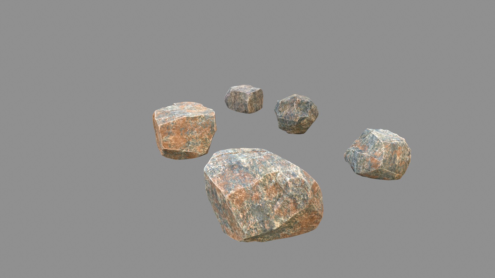 3D Granite Rock Model - TurboSquid 1751022
