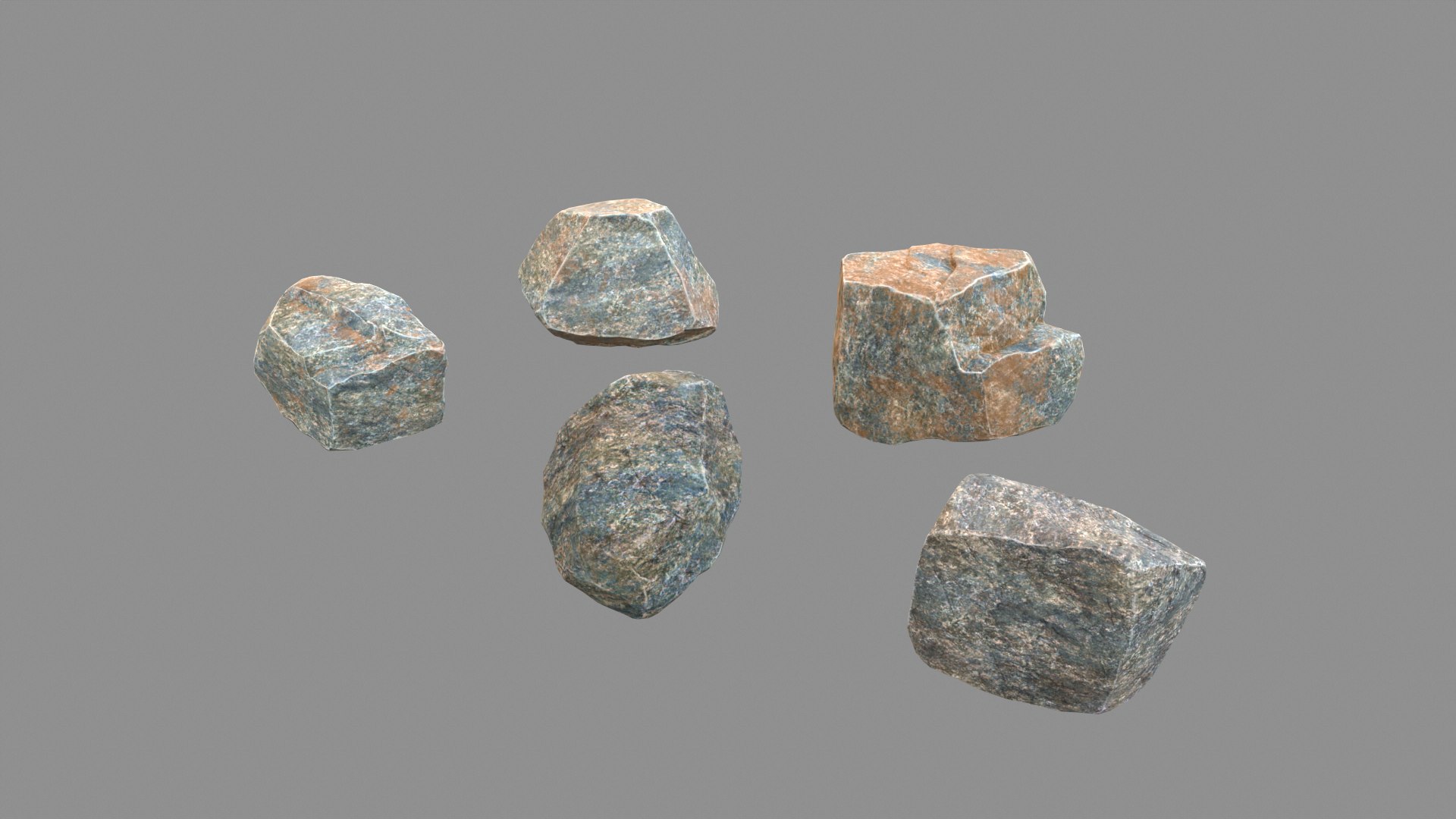 3D Granite Rock Model - TurboSquid 1751022