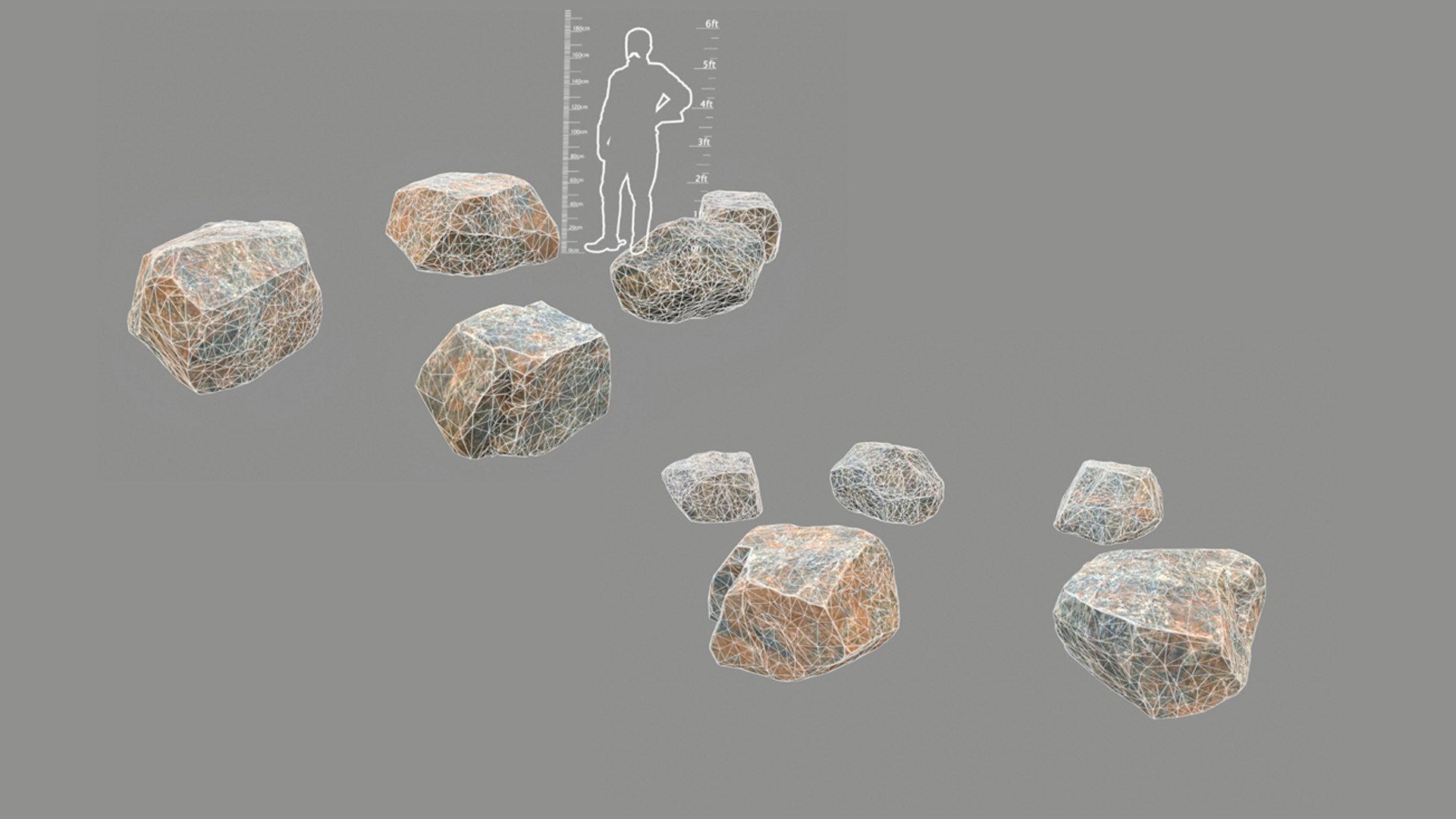 3D Granite Rock Model - TurboSquid 1751022