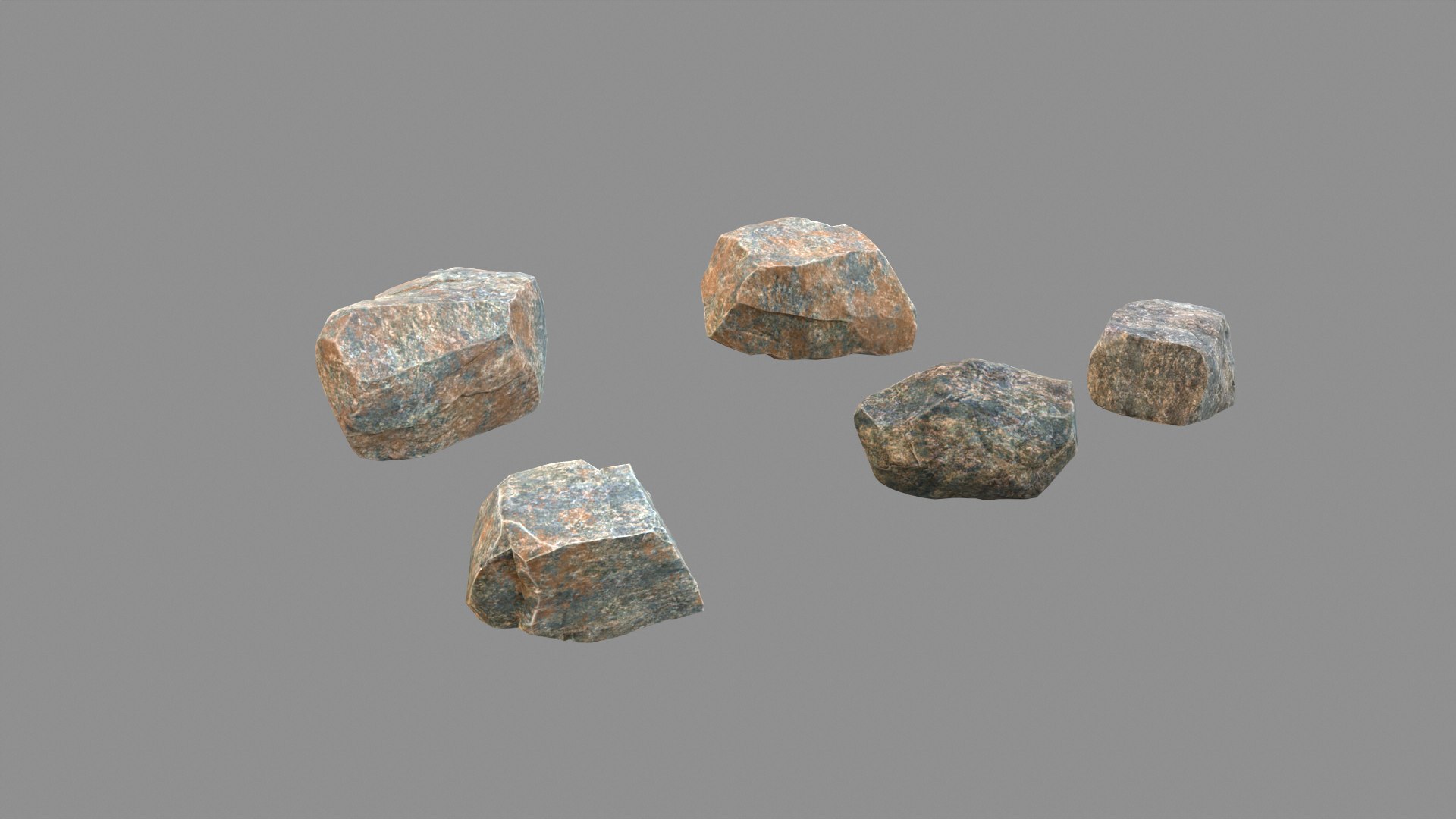 3D Granite Rock Model - TurboSquid 1751022
