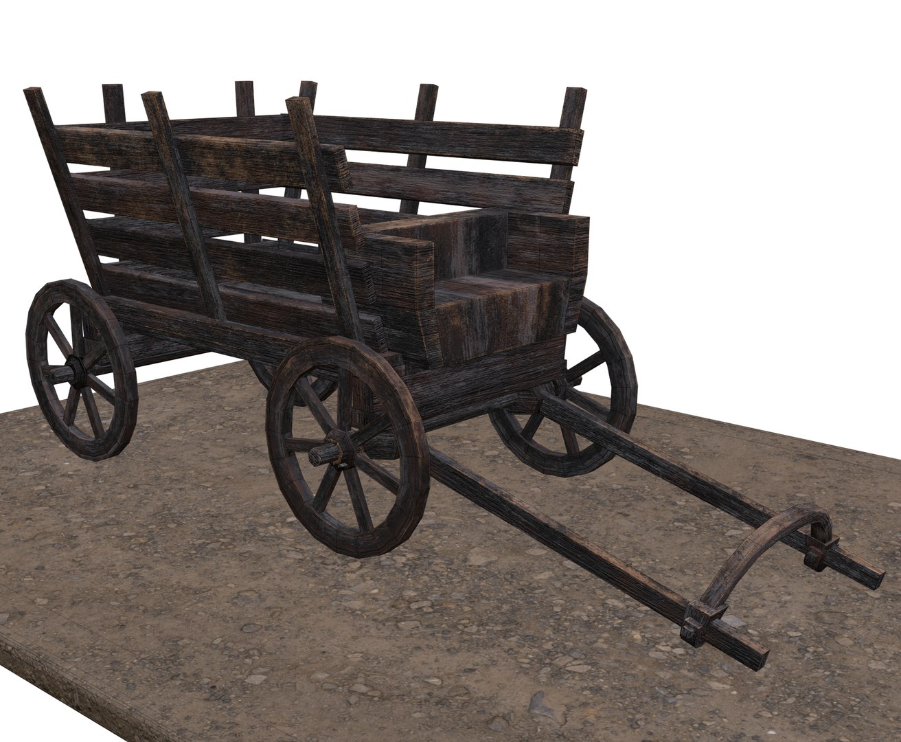 Medieval Carriage 3D Model - TurboSquid 1967960
