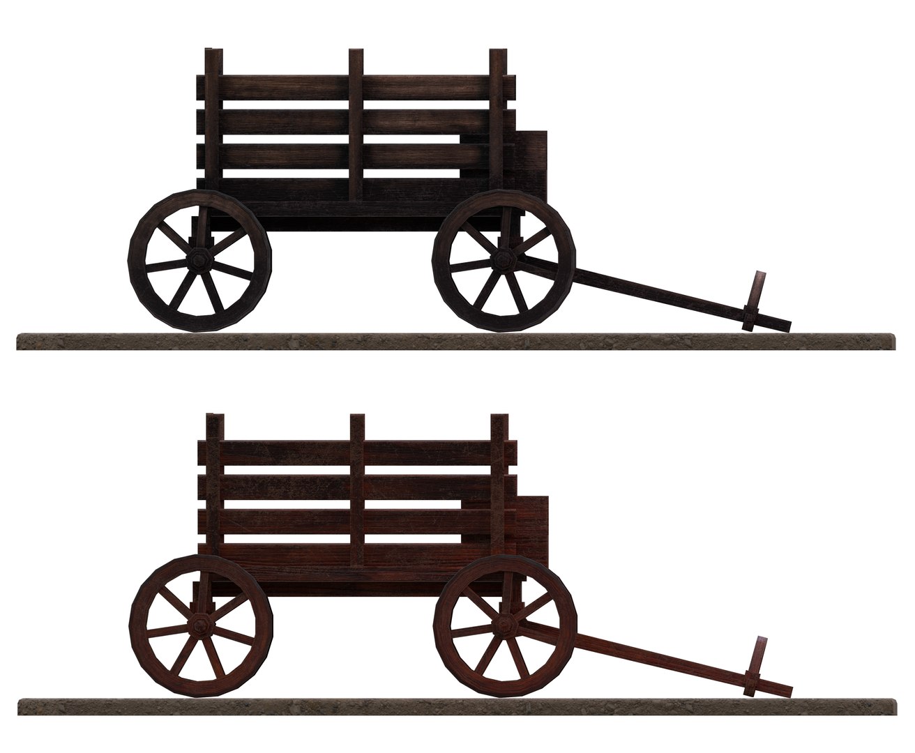 Medieval Carriage 3D model - TurboSquid 1967960
