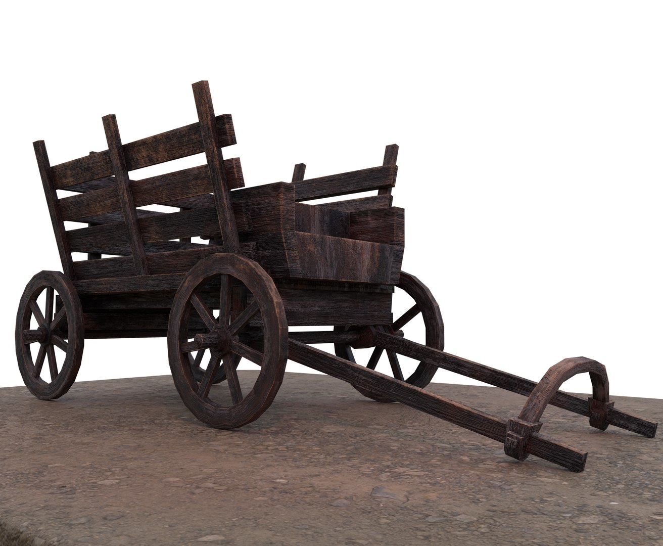 Medieval Carriage 3D Model - TurboSquid 1967960
