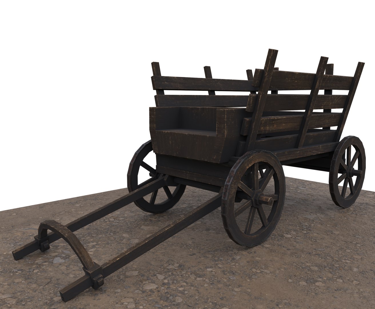 Medieval Carriage 3D Model - TurboSquid 1967960