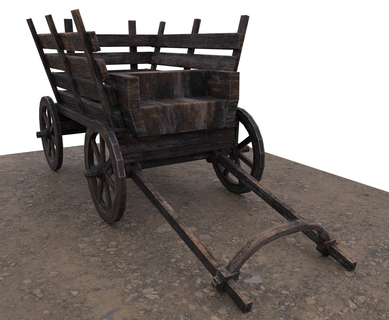 Medieval Carriage 3D Model - TurboSquid 1967960