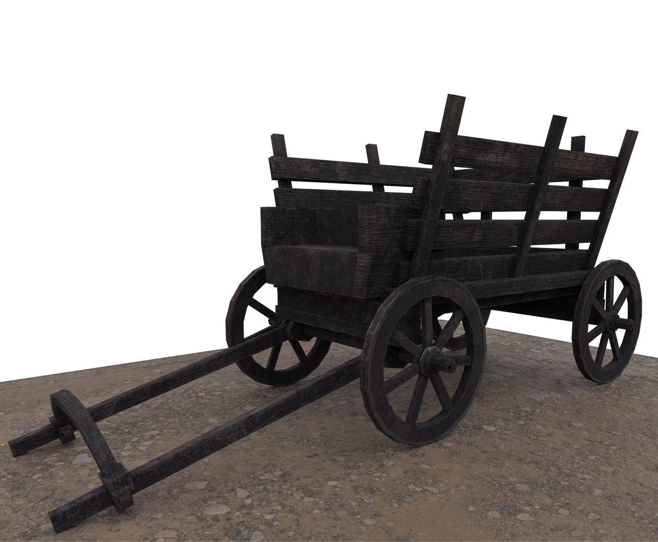 Medieval Carriage 3D Model - TurboSquid 1967960