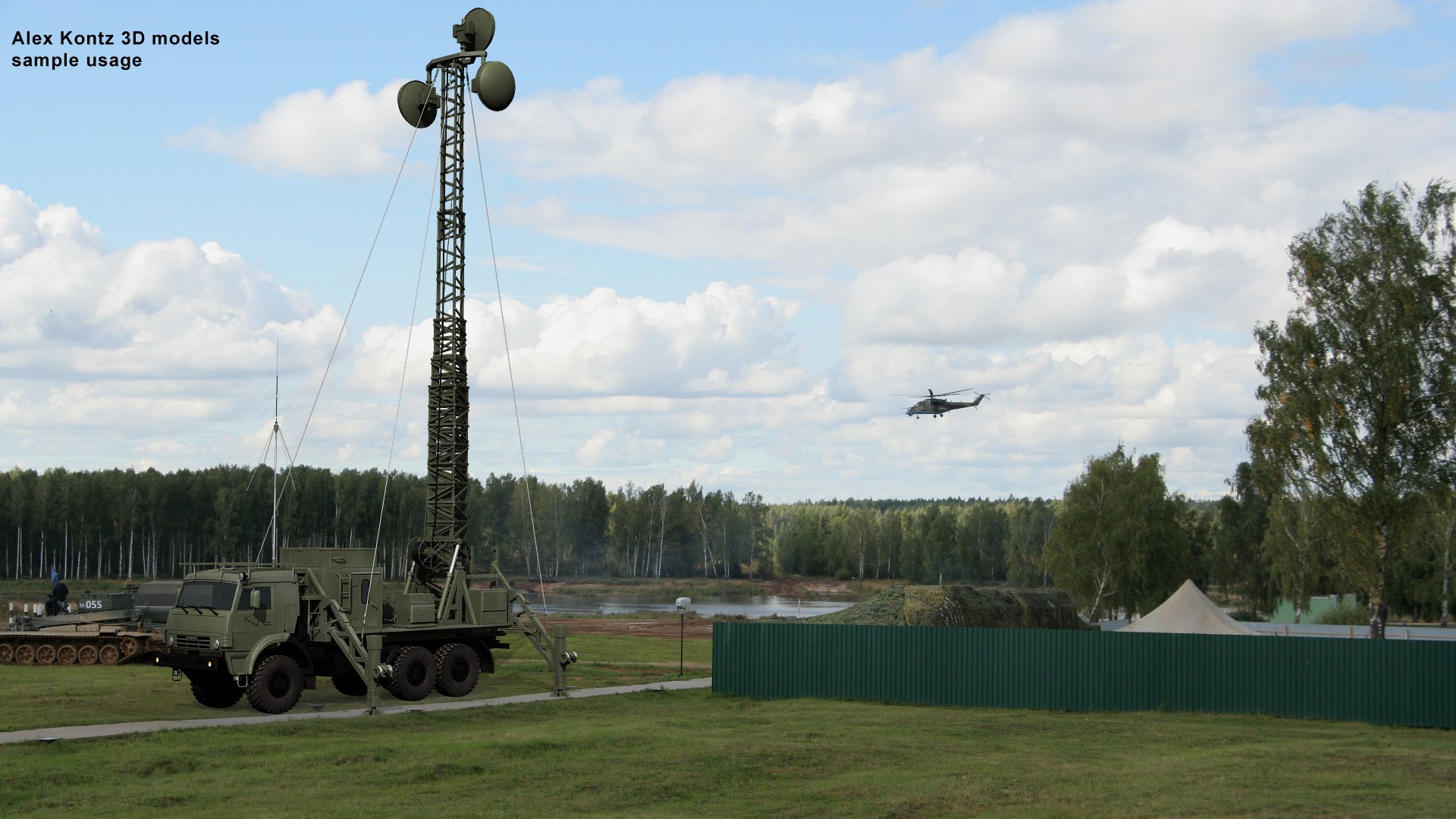 3D R-416GM Granit-M Radio-Relay Station - TurboSquid 2220004