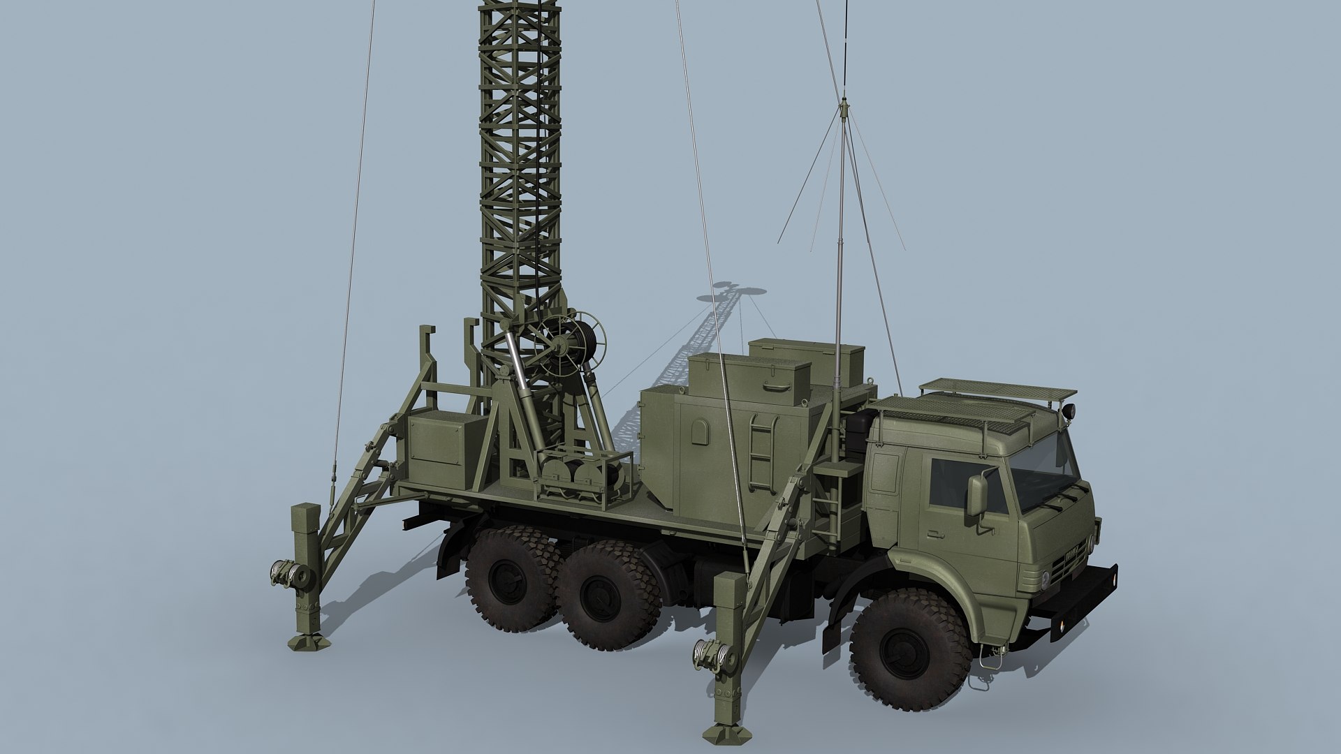 3D R-416GM Granit-M Radio-Relay Station - TurboSquid 2220004