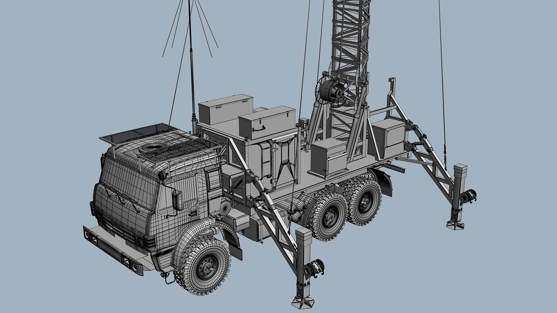 3D R-416GM Granit-M Radio-Relay Station - TurboSquid 2220004