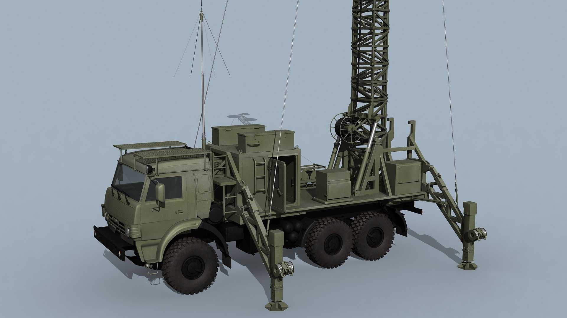 3D R-416GM Granit-M Radio-Relay Station - TurboSquid 2220004