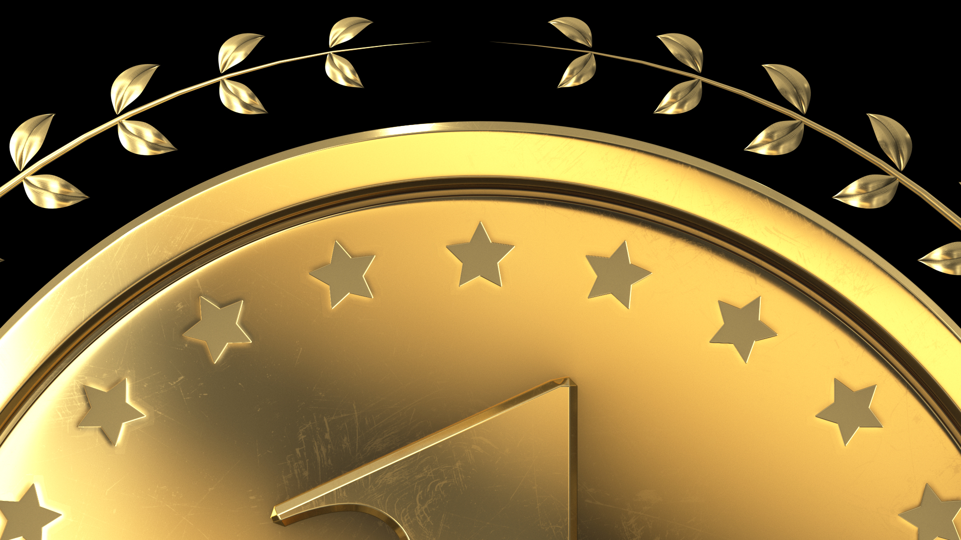 3D gold medal model - TurboSquid 1702230