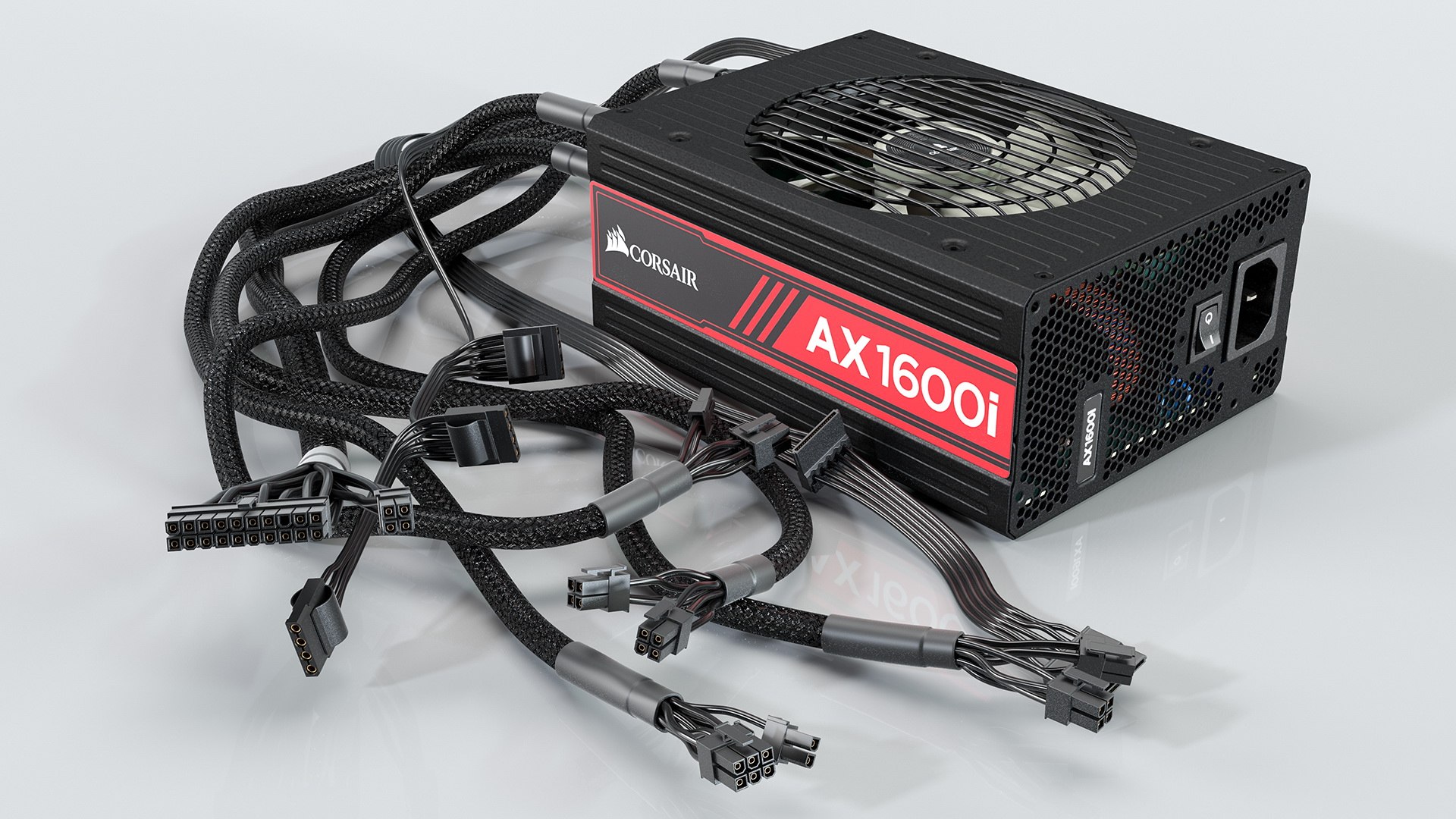 Corsair ax1600i pc modular 3D model - TurboSquid 1558003