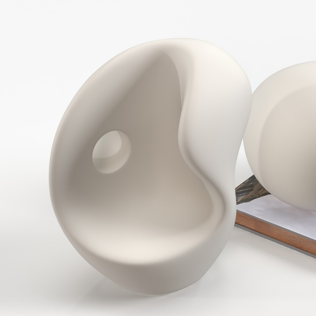 Alba Ceramic Sculptural Objects PBR 3D Model - TurboSquid 2236630