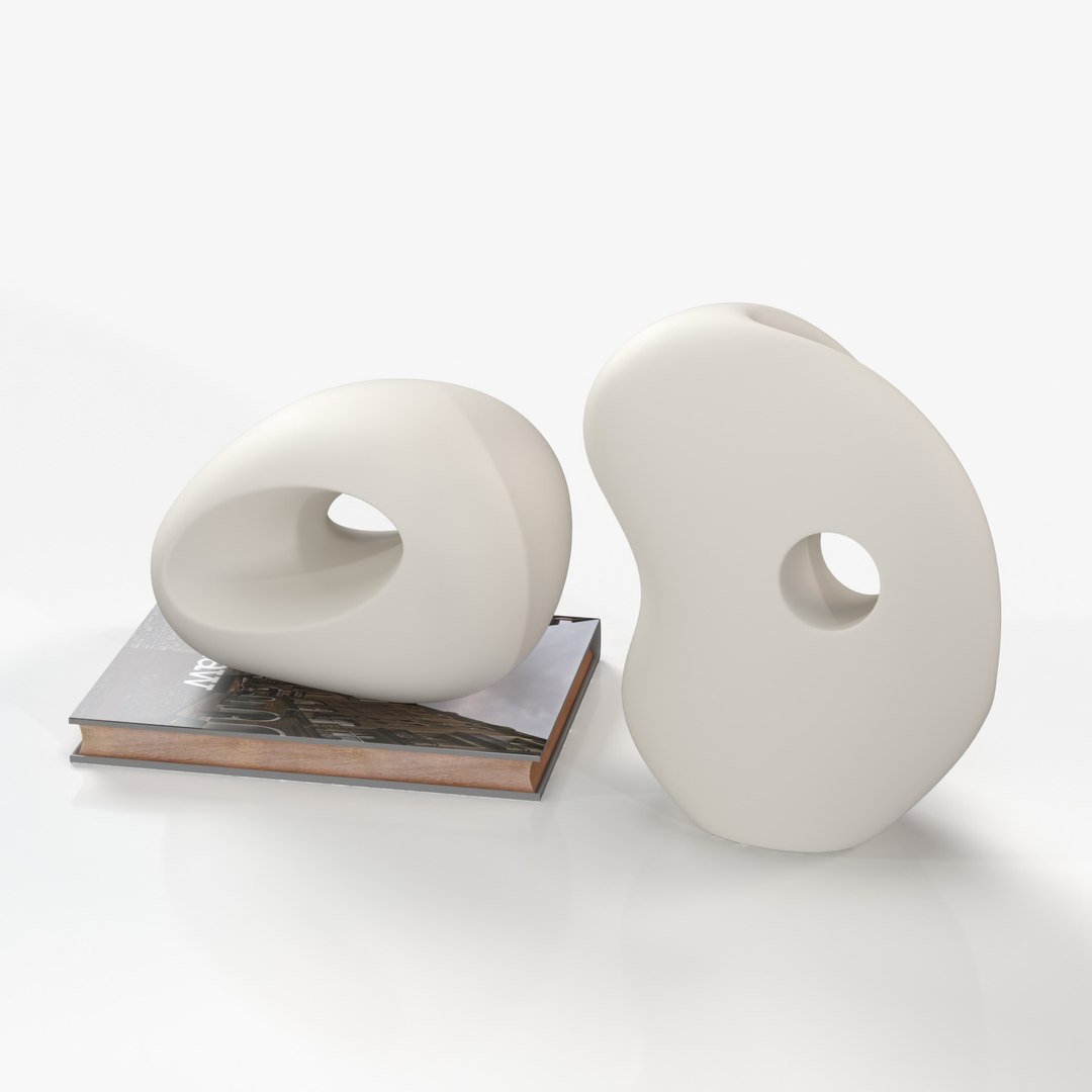 Alba Ceramic Sculptural Objects PBR 3D Model - TurboSquid 2236630