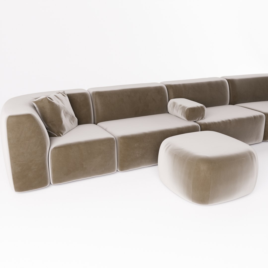 Bo Sofa Piet Boon 3D Model - TurboSquid 1651158