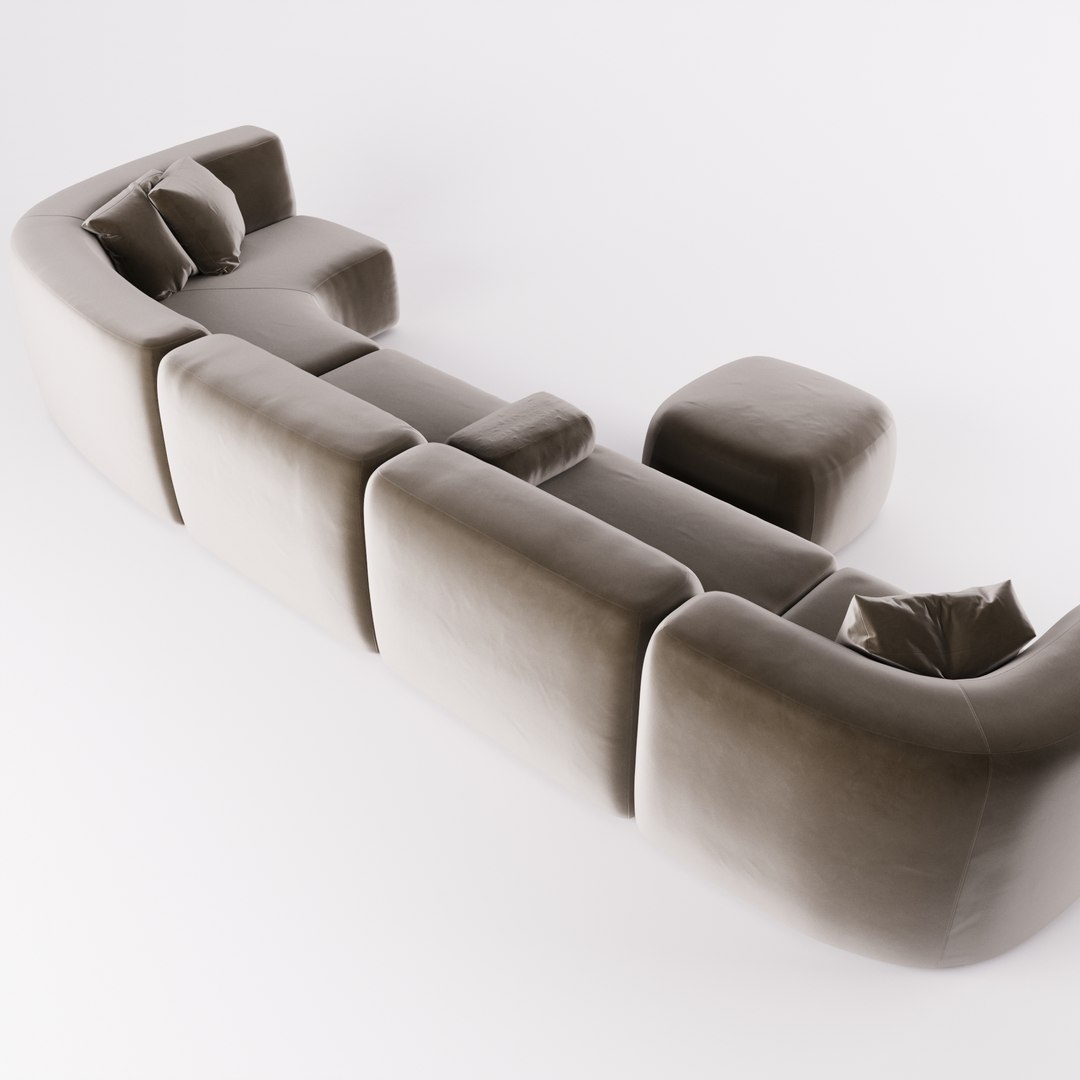 Bo Sofa Piet Boon 3D Model - TurboSquid 1651158