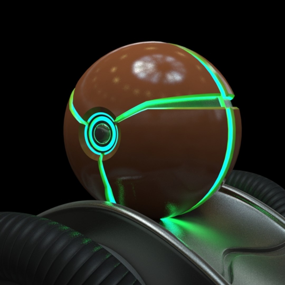Metroid Morph Ball 3d Max