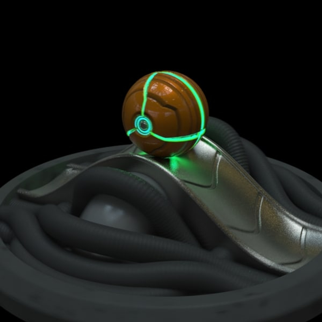 Metroid Morph Ball 3d Max