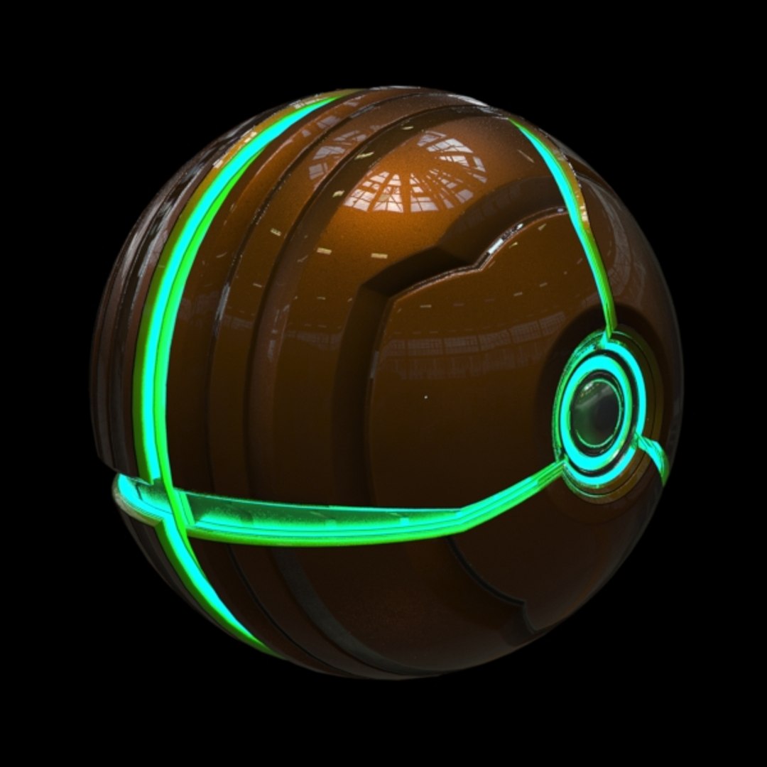 Metroid Morph Ball 3d Max