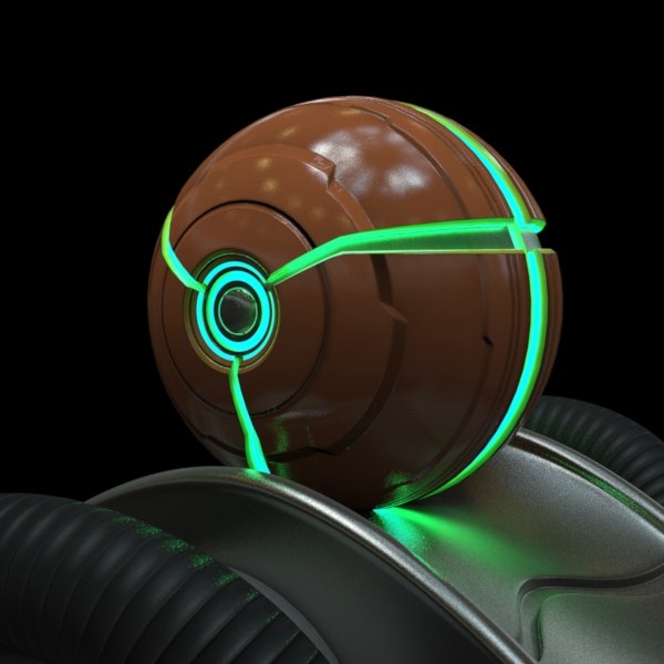 metroid morph ball 3d max