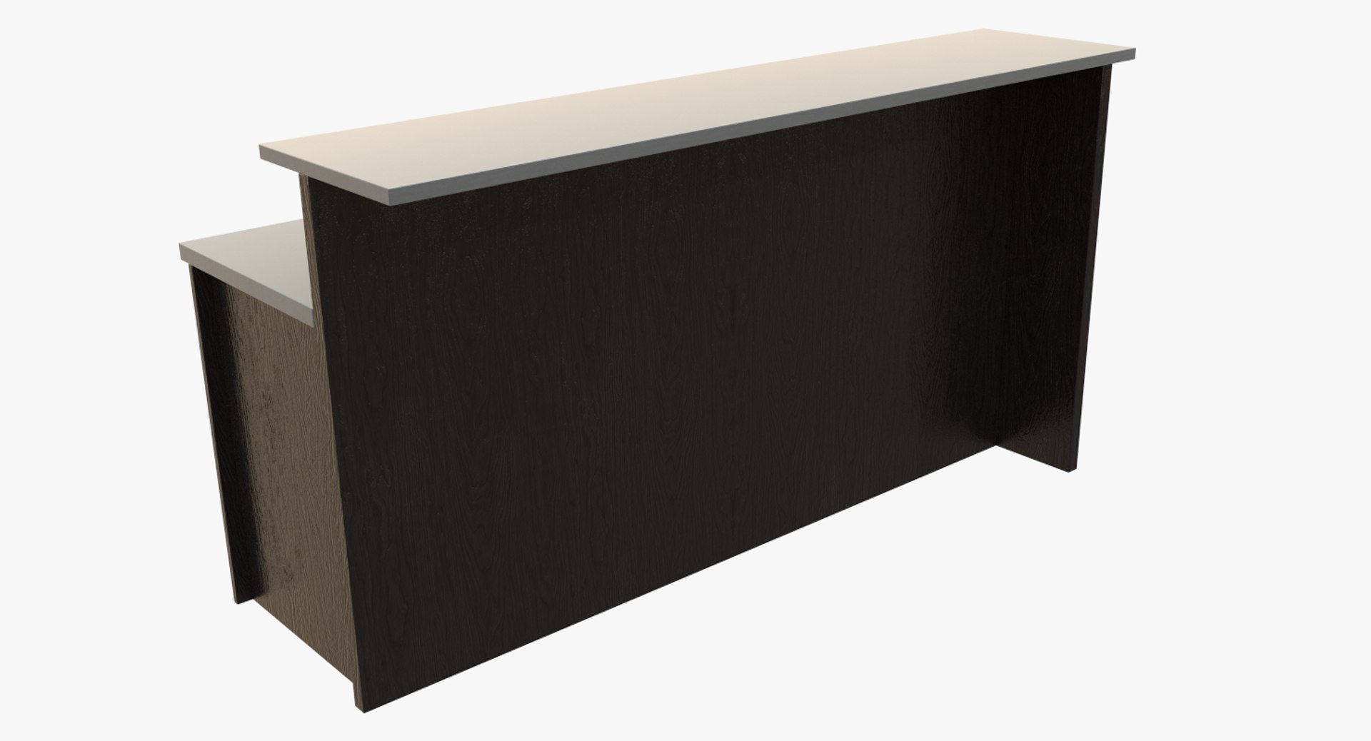 Interactive Kitchen Bar Counter 3d Obj