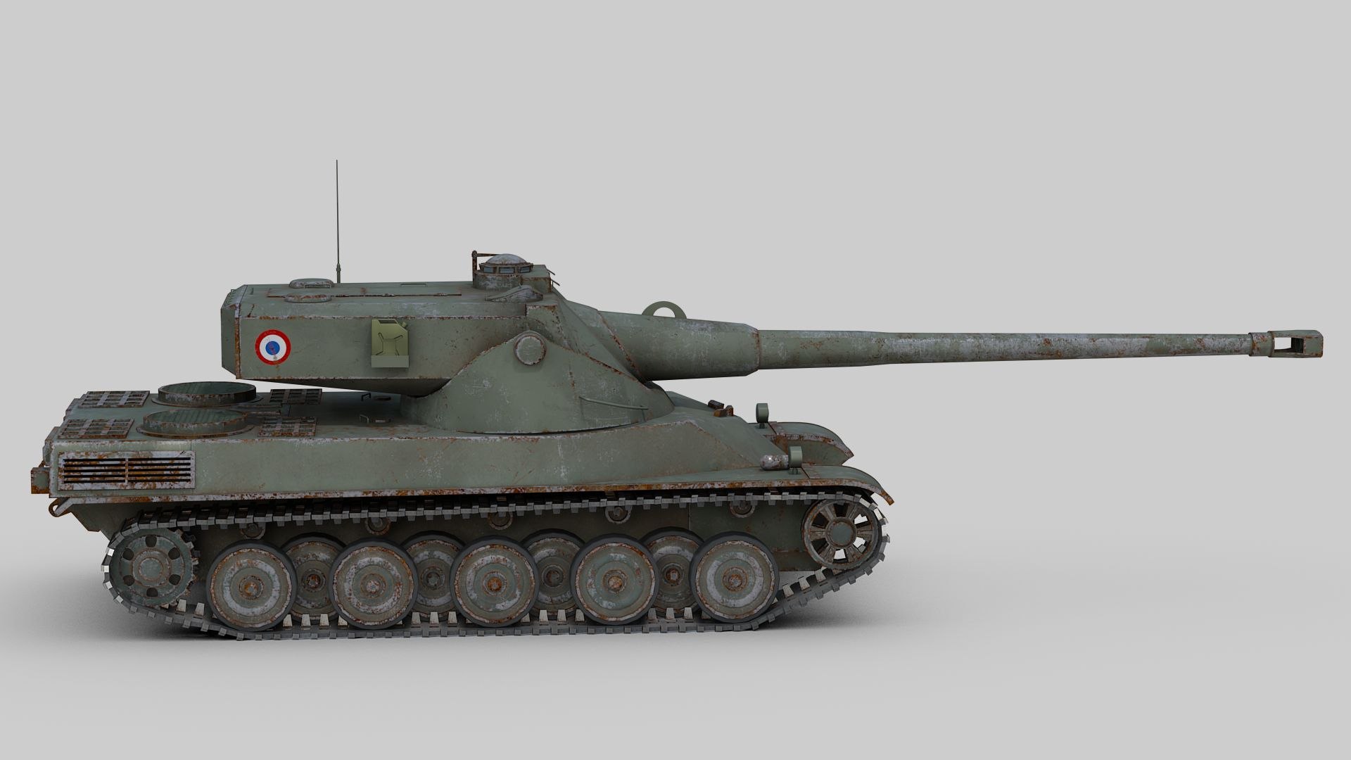 AMX 50 Tank 3D Model - TurboSquid 1896074