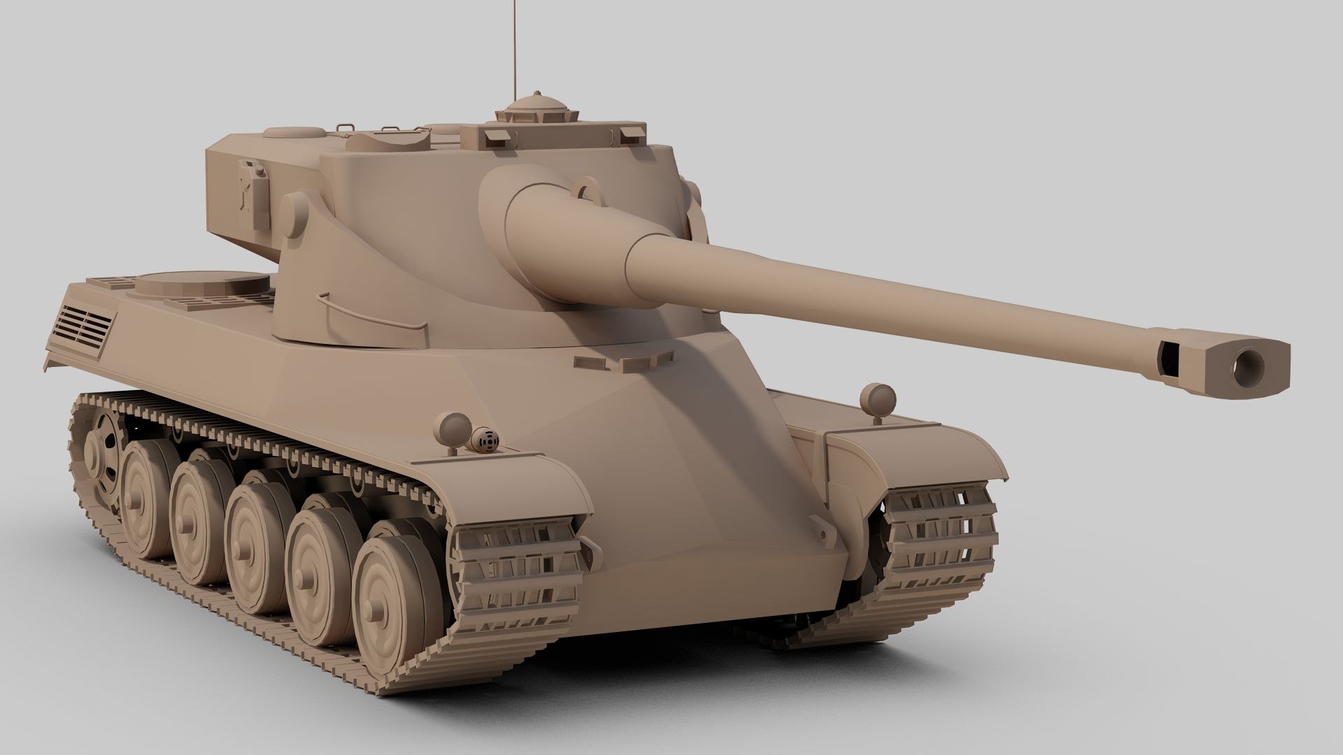 AMX 50 Tank 3D Model - TurboSquid 1896074