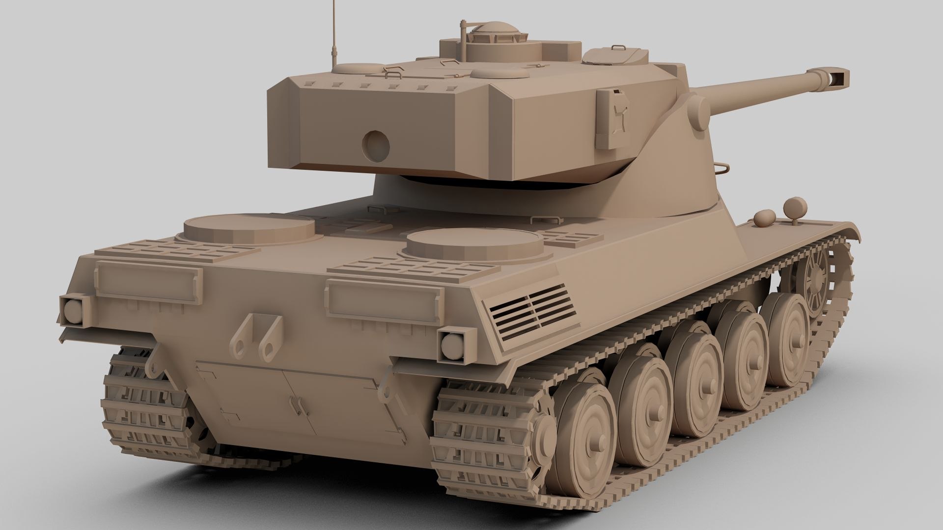 AMX 50 Tank 3D Model - TurboSquid 1896074