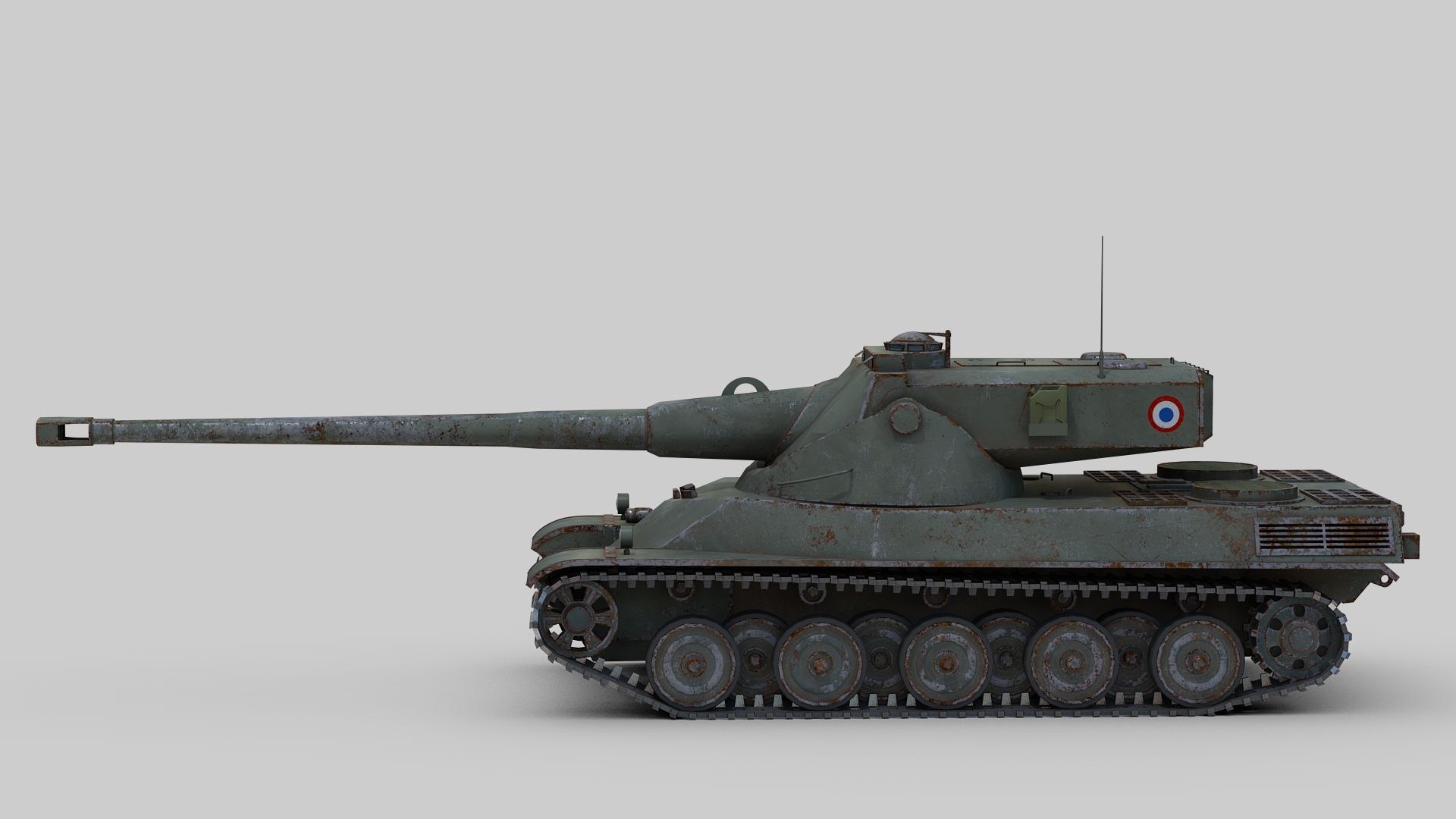AMX 50 Tank 3D Model - TurboSquid 1896074