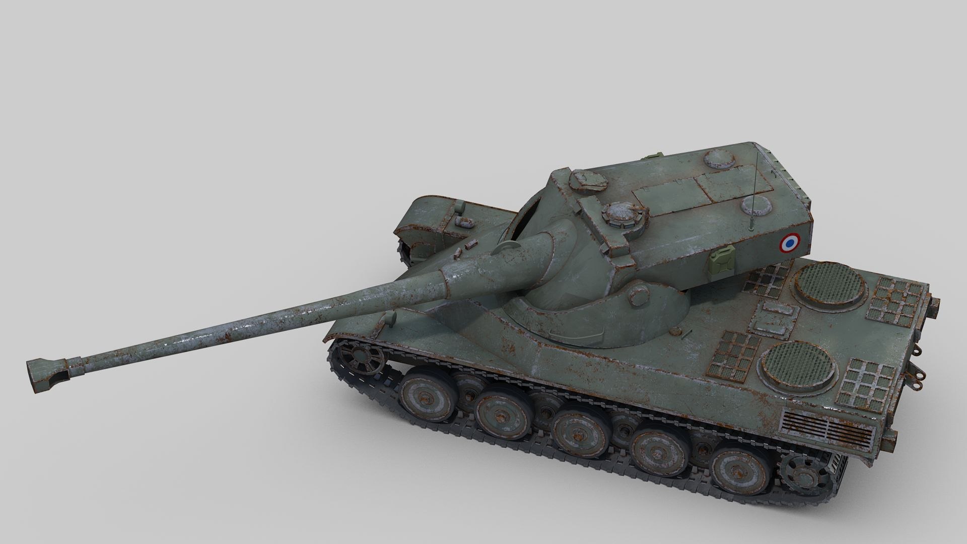 AMX 50 Tank 3D Model - TurboSquid 1896074