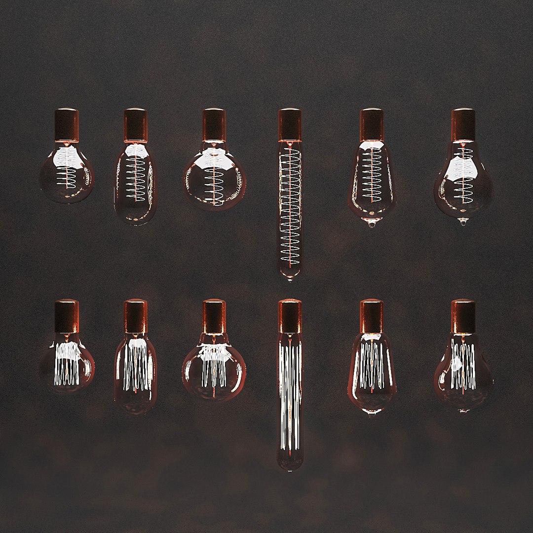Filament Bulbs 3D Model - TurboSquid 1445510