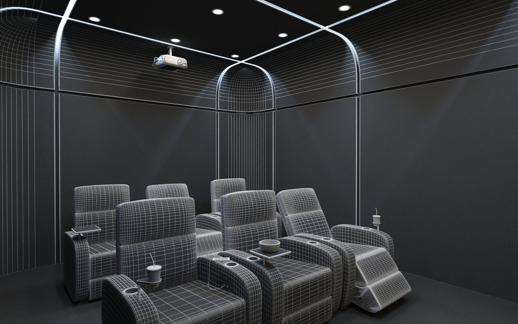 modelo 3d Colección de diseño de cine en casa 10 - TurboSquid 1709890