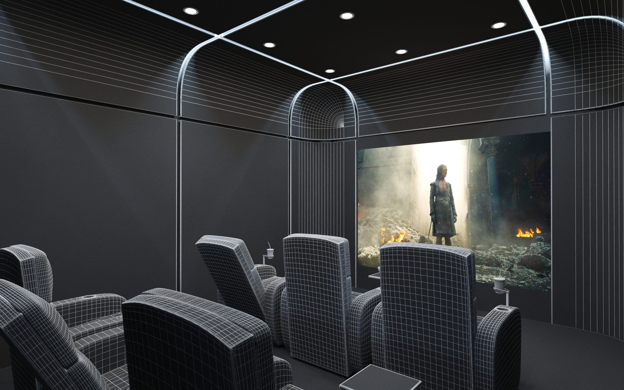 modelo 3d Colección de diseño de cine en casa 10 - TurboSquid 1709890