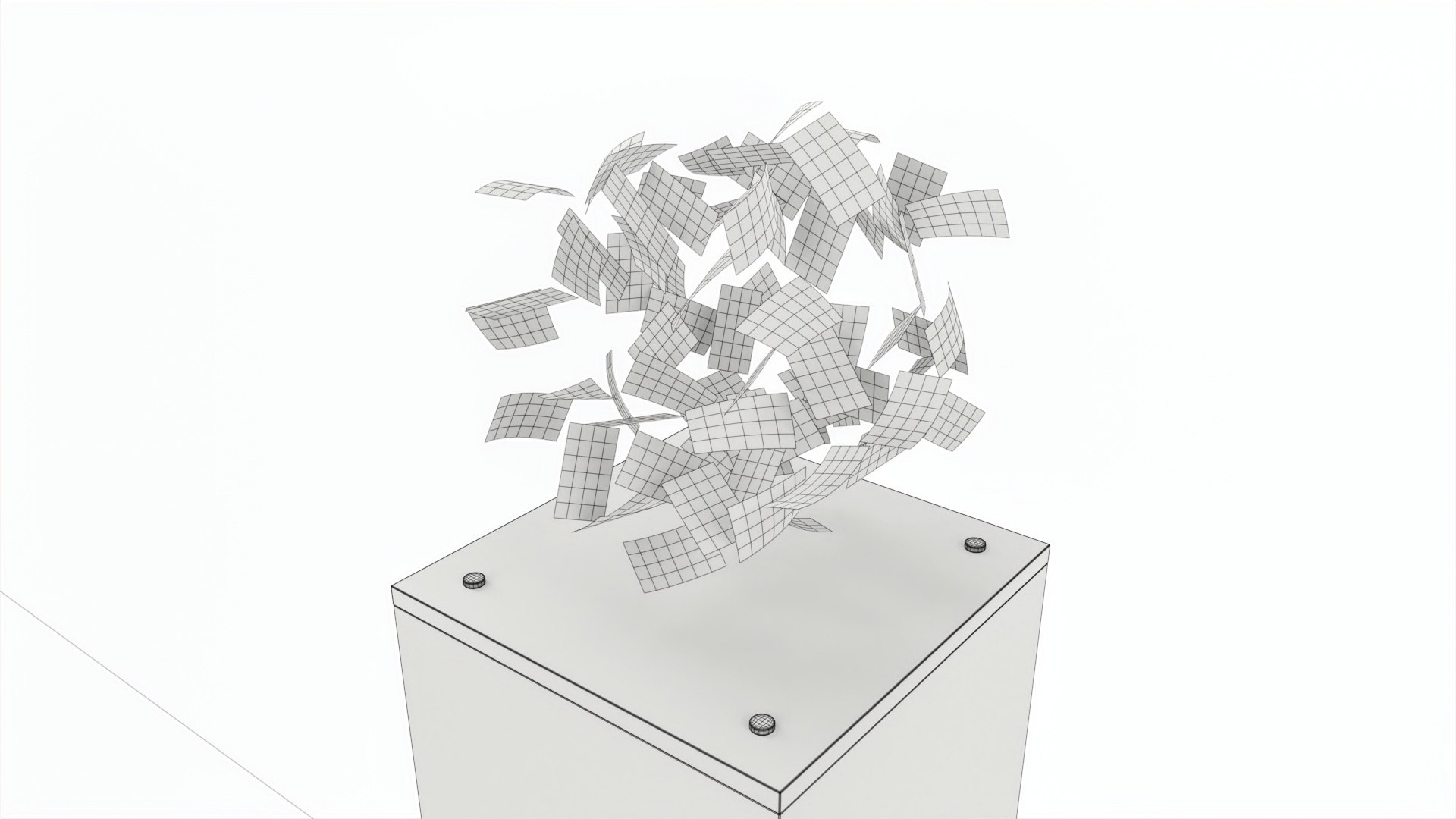 Raffle Drum Floor Standing 3D Model - TurboSquid 2225095