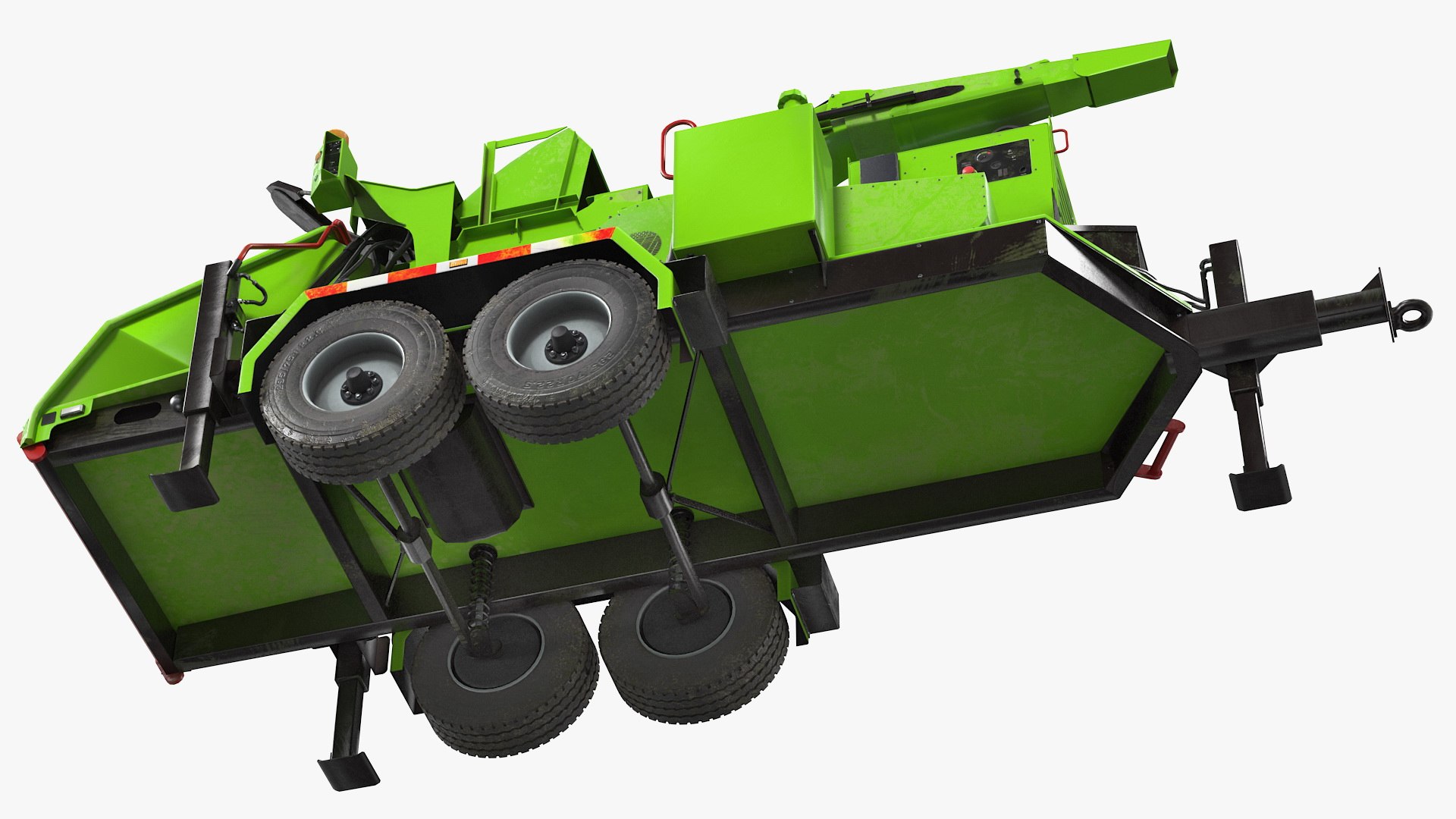 Mobile wood grinder 3D model - TurboSquid 1625182