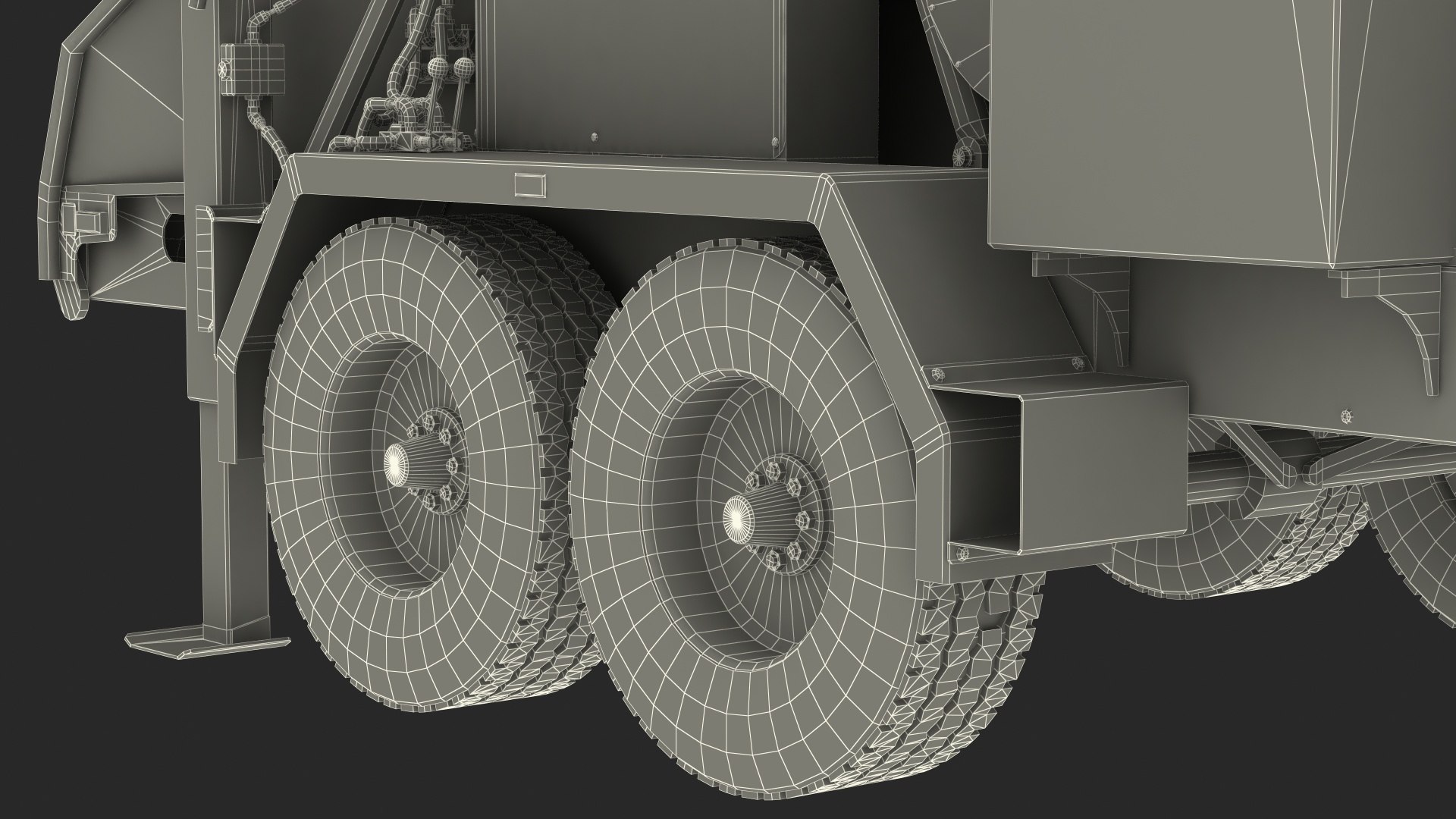 Mobile wood grinder 3D model - TurboSquid 1625182