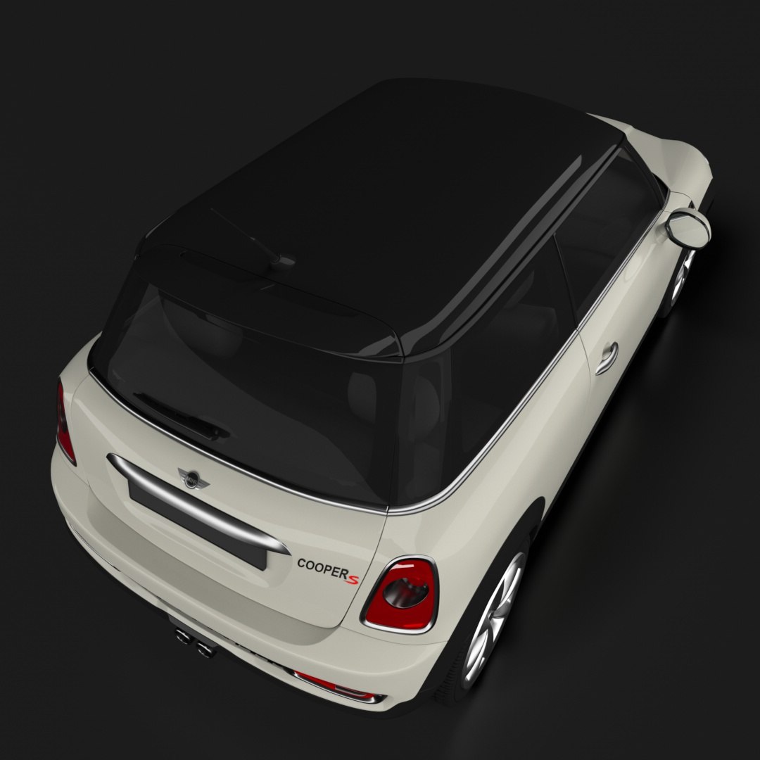 3D Model Mini Cooper S Hardtop - TurboSquid 2364913