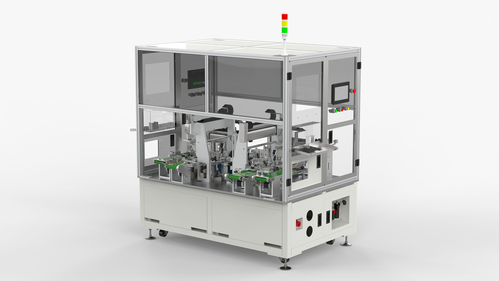 3D model Automatic Double Station Solder Joint Inspection Equipment ...