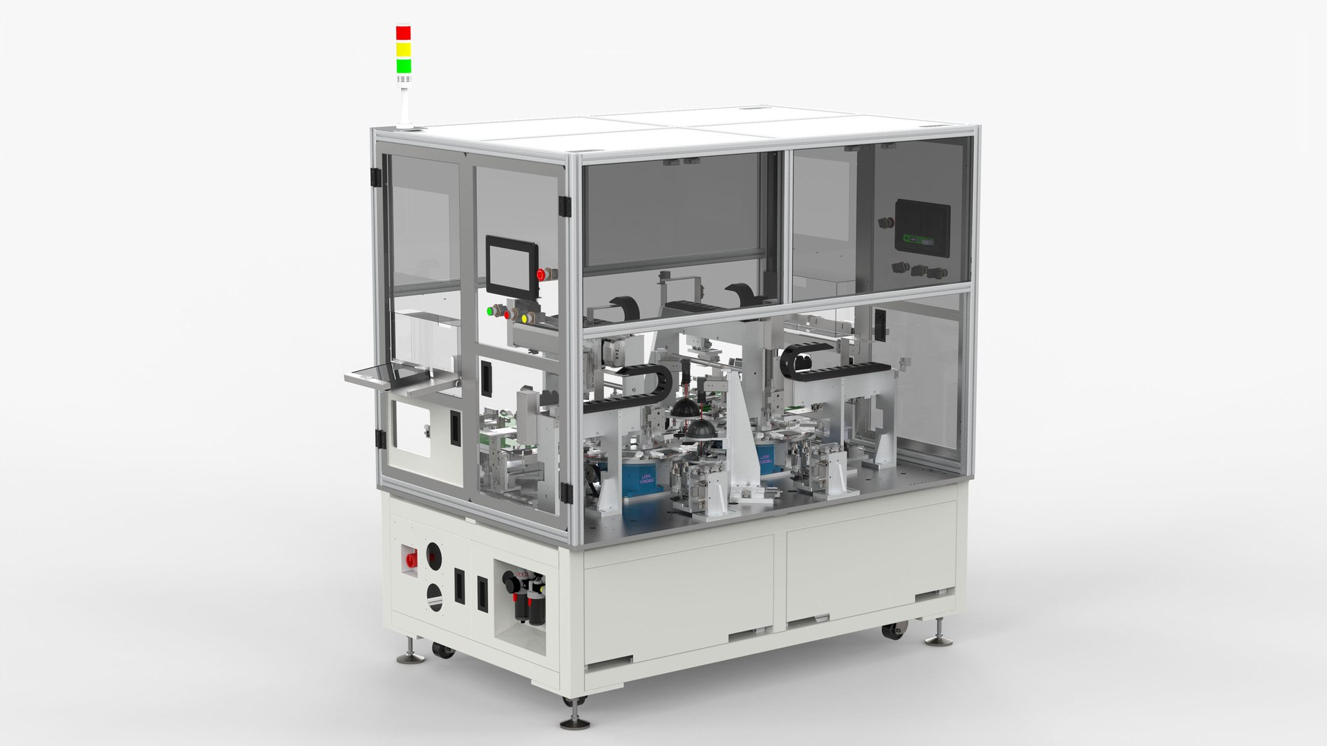 3D Model Automatic Double Station Solder Joint Inspection Equipment ...