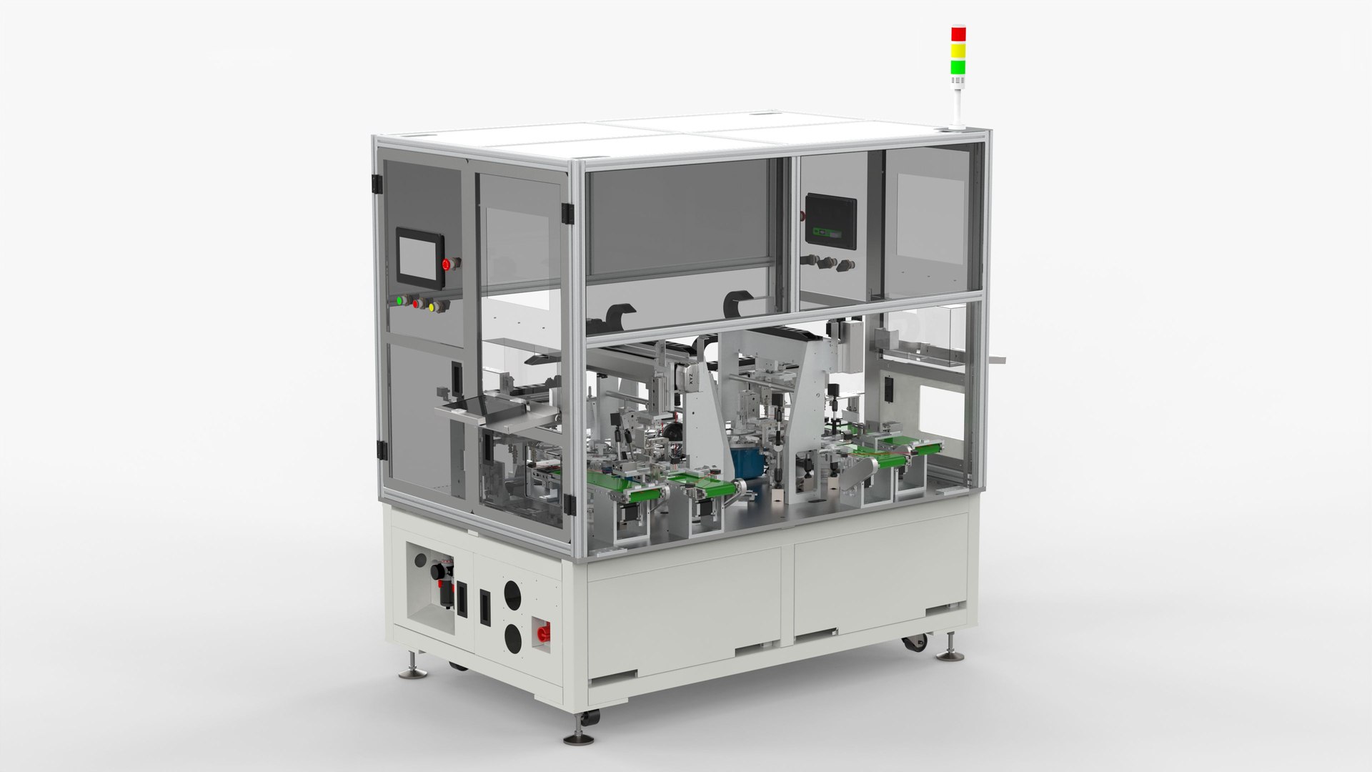 3D Model Automatic Double Station Solder Joint Inspection Equipment ...