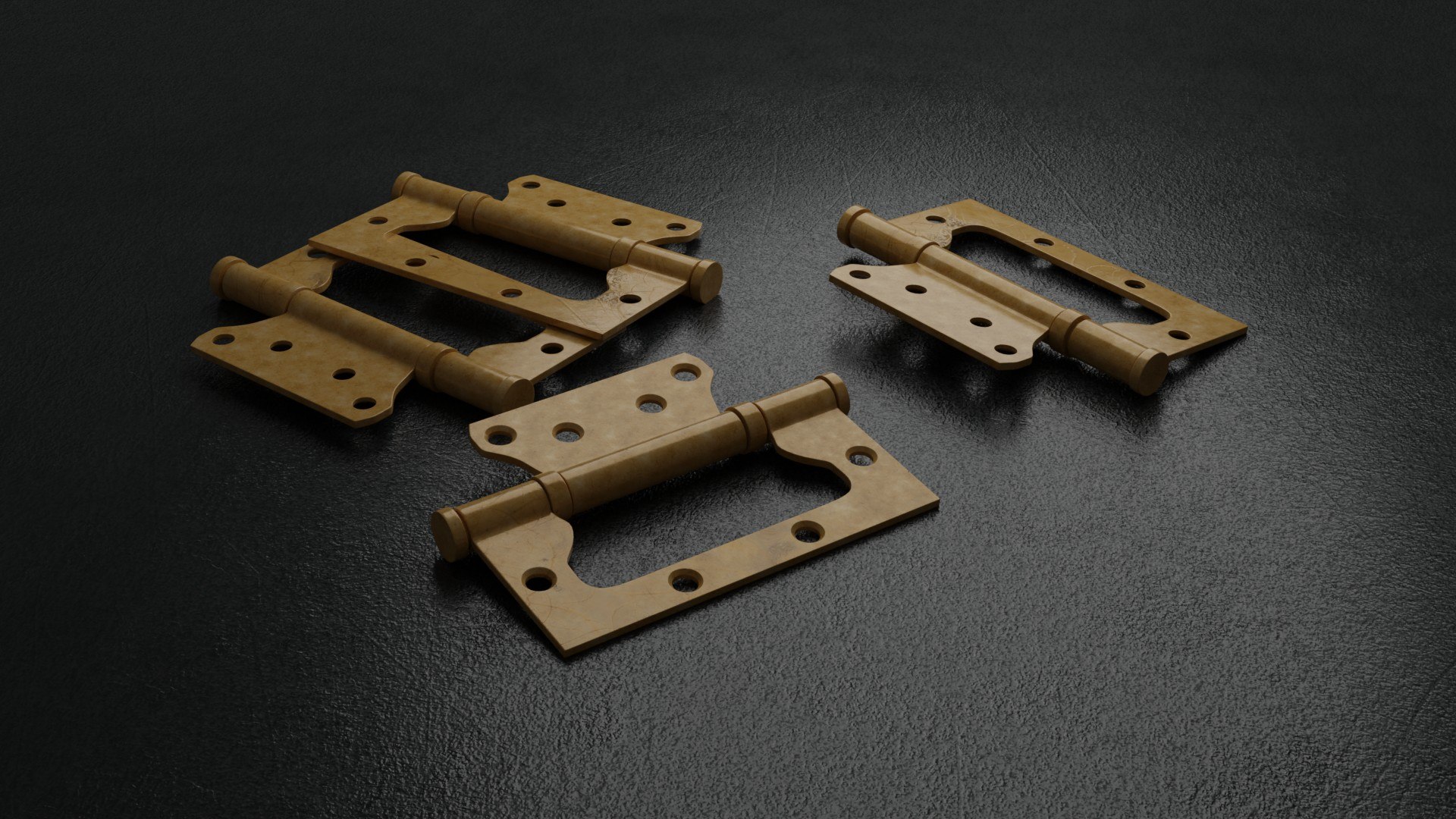 3D Door Hinge Model - TurboSquid 1956464