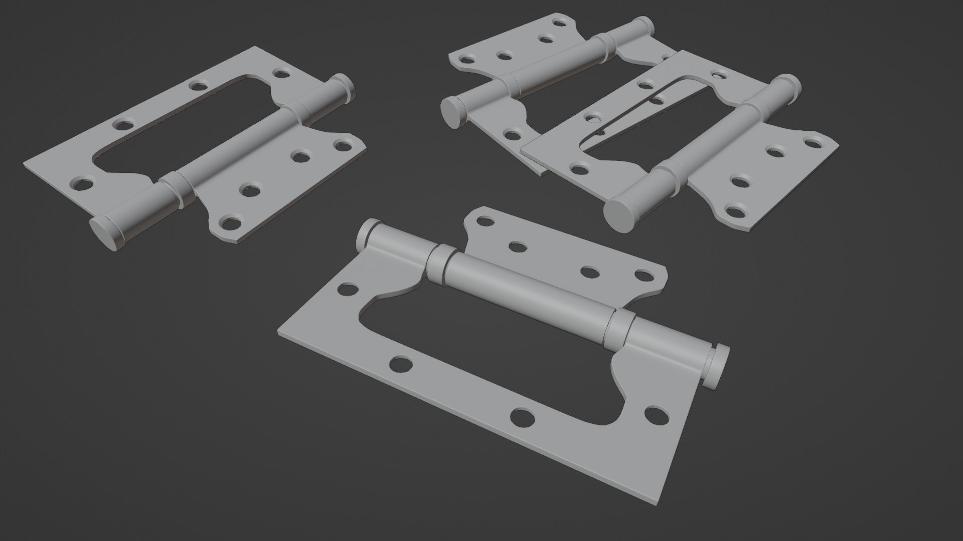 3D Door Hinge Model - TurboSquid 1956464