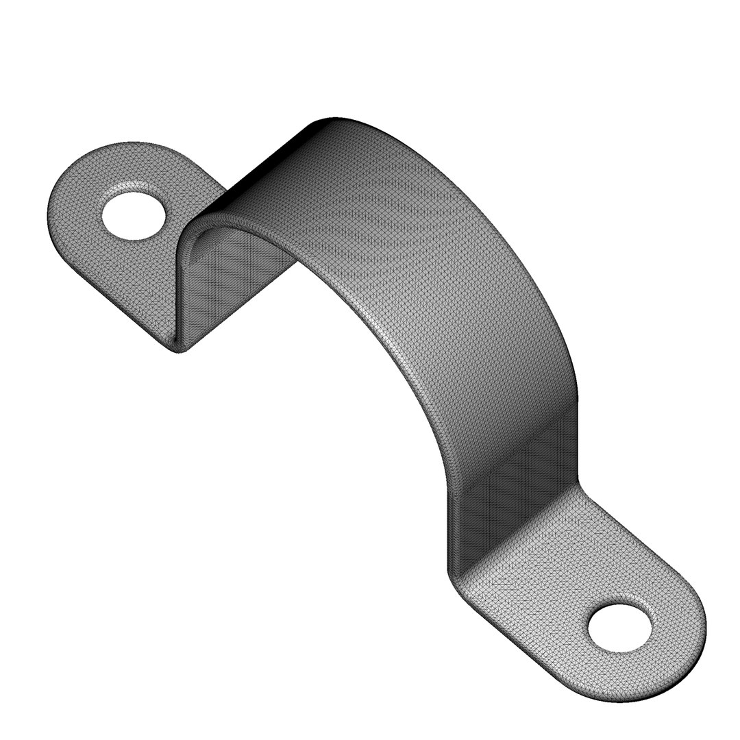 3D Rusty Saddle Clamp Model - TurboSquid 2128393