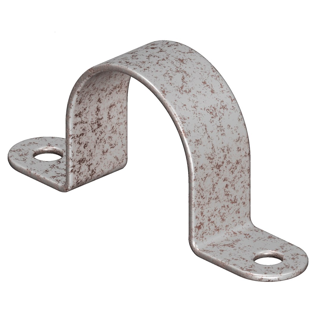 3D Rusty Saddle Clamp Model - TurboSquid 2128393