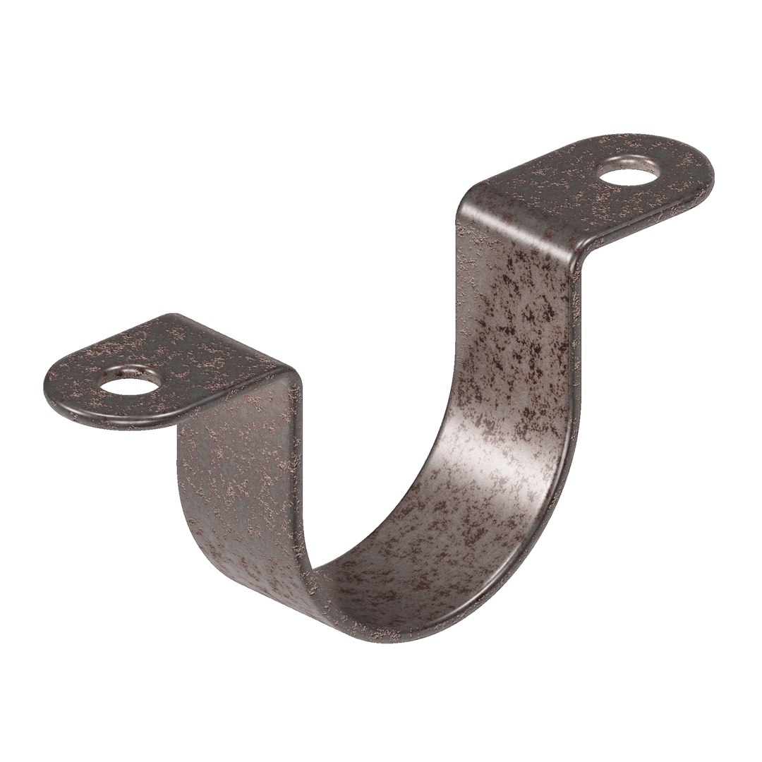 3D Rusty Saddle Clamp Model - TurboSquid 2128393