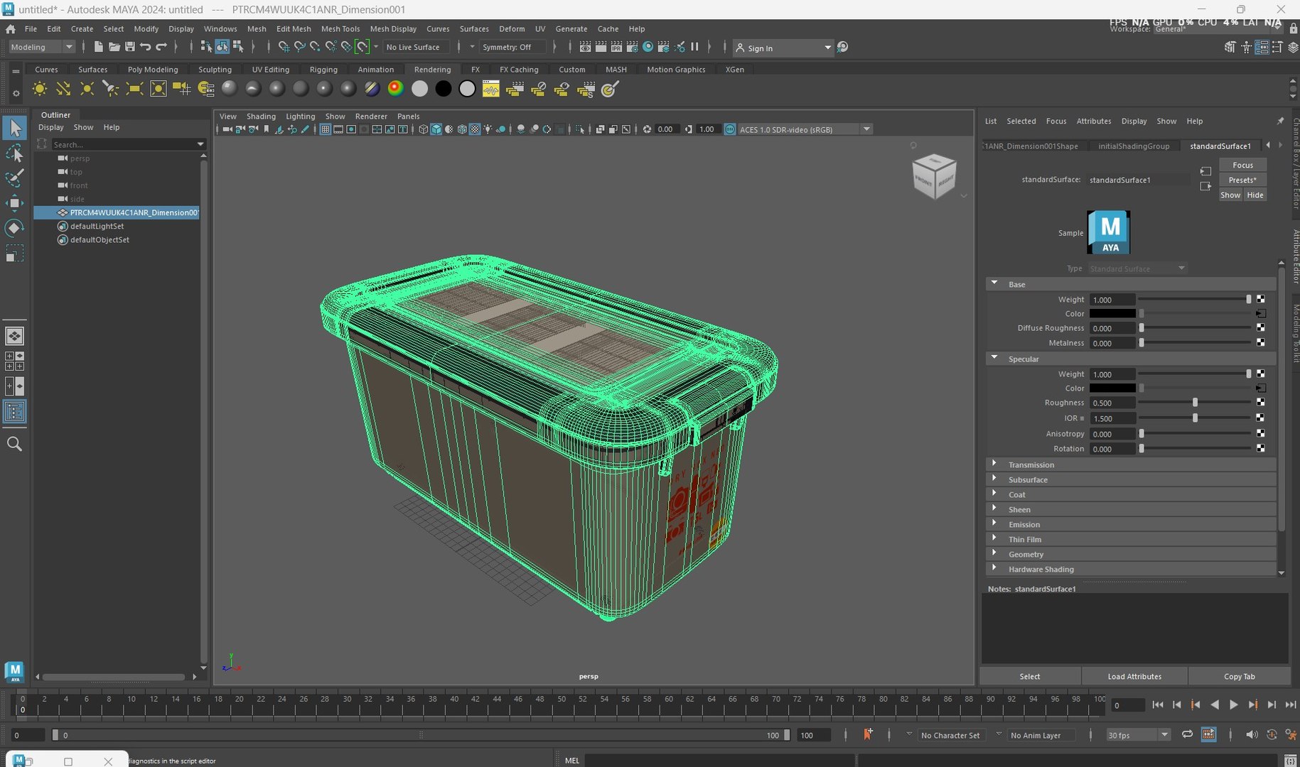 Dry Box NEO 3D Model - TurboSquid 2325897